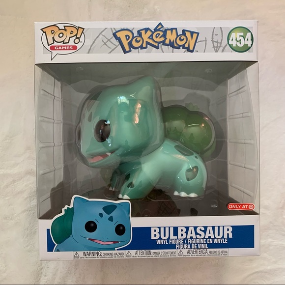 Funko | Toys | Nwb Funko Pop Bulbasaur 454 Supersized Exclusive Vinyl ...